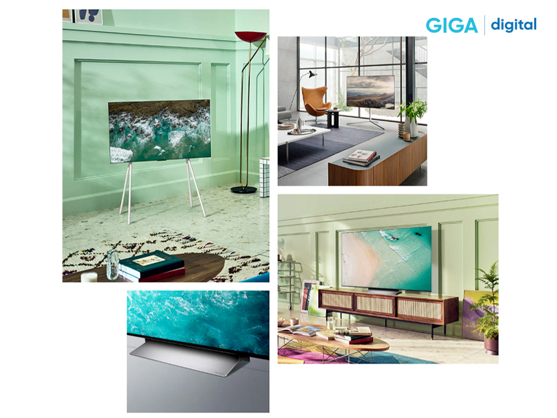 Smart Tivi OLED LG 4K 65 inch OLED65C2PSA sở hữu thiết kế màn hình siêu ...