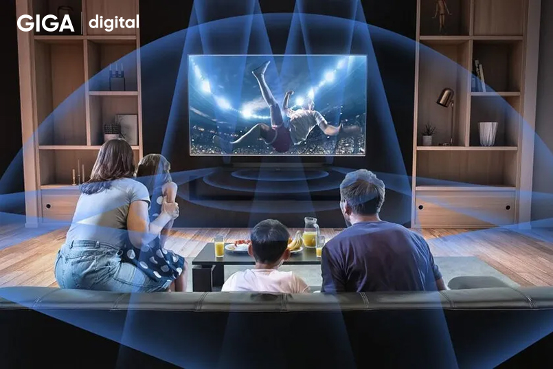 Tivi LG 4K 55 inch 55G1PTA chất lượng âm thanh mạnh mẽ, cuốn hút