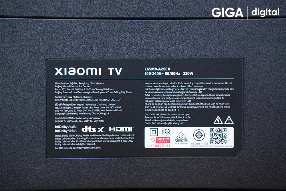 Có 2 cách kiểm tra số serial của Xiaomi TV